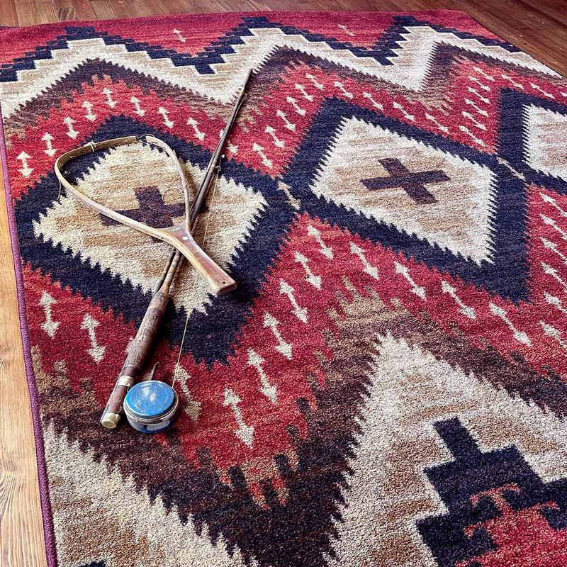 Seeker - Fire Brick Southwestern Rug